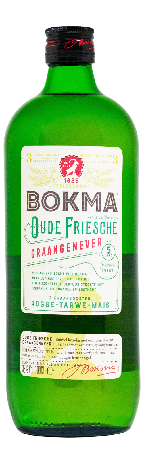 Bokma Oude Friesche Genever - 1 Liter 38% vol