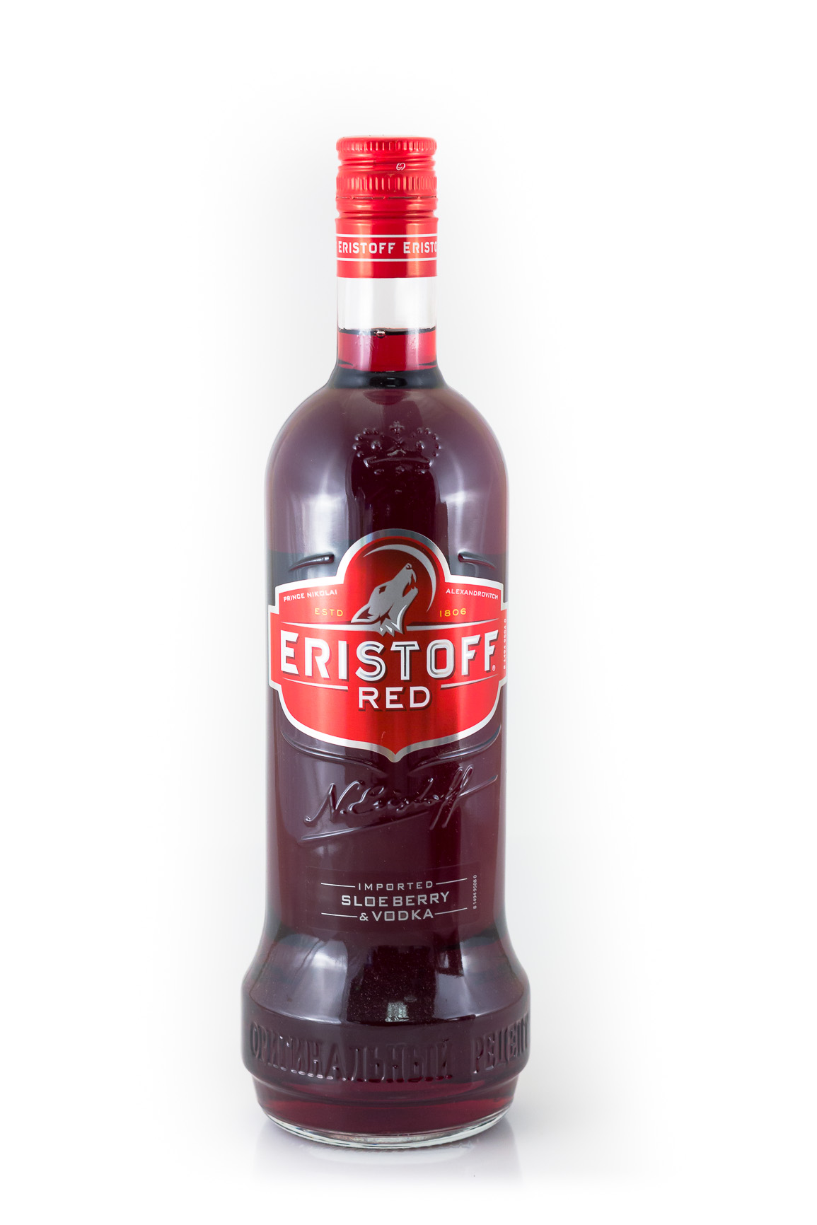 Eristoff Red Sloeberry Likör - 1 Liter 18% vol
