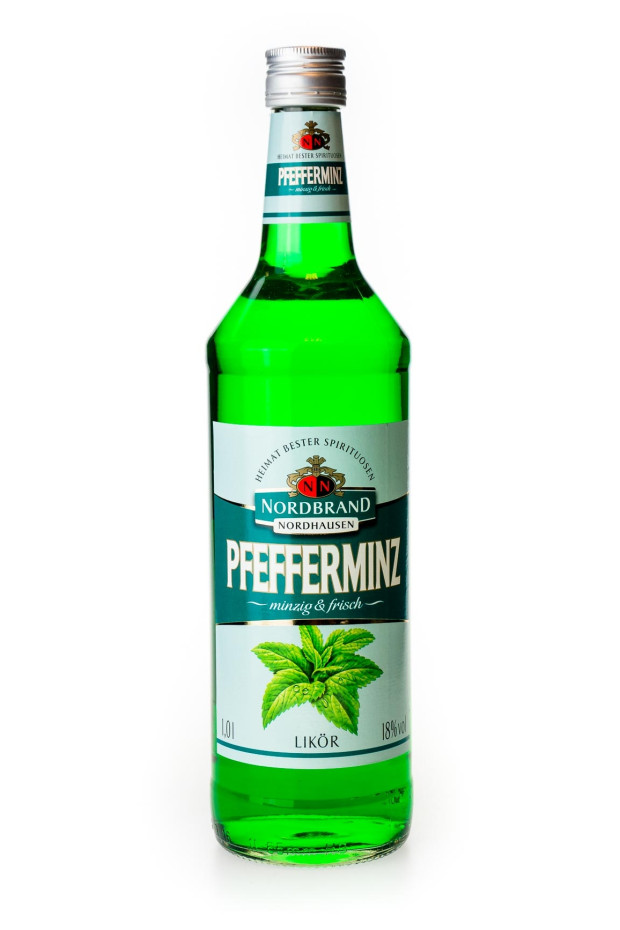 Nordbrand Pfeffi Pfefferminz-Likör kaufen - 1 Liter 18%