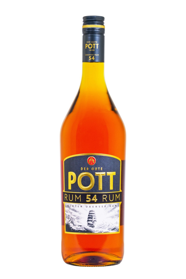Pott 54 Echter Übersee Rum kaufen - 1 Liter 54%