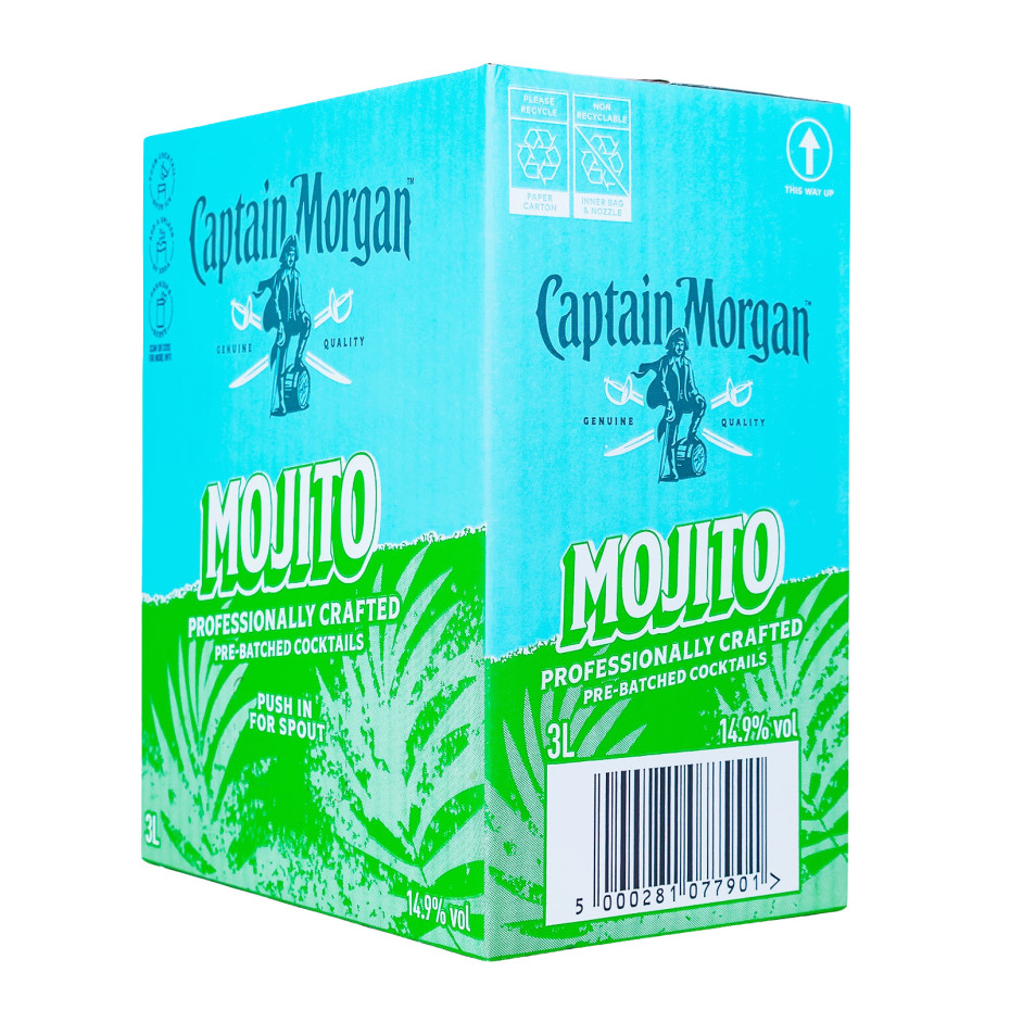 Captain Morgan Mojito Bag-Box kaufen - 3L 14,9%