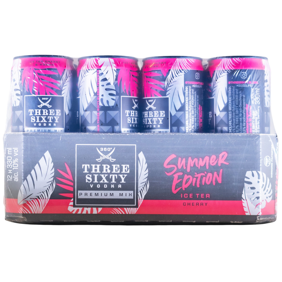 Paket [12 x 0,33L] Three Sixty kaufen - 3,96L 10%