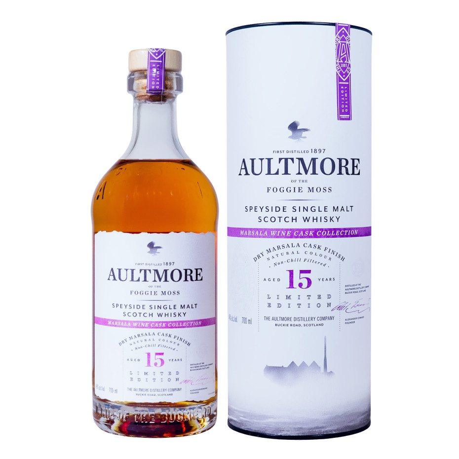 Aultmore 15 Jahre Dry Marsala kaufen - 0,7L 46%